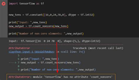 How To Fix Attributeerror Module Tensorflow Has No Attribute Count