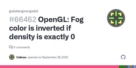 Opengl Fog Color Is Inverted If Density Is Exactly 0 · Issue 66462