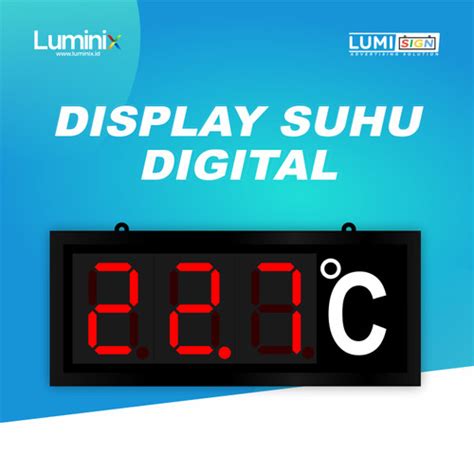 Jual Display Suhu Ruang Temperature Indicator Led Display 7 Segment Merah Kota Salatiga