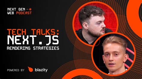 blazity on linkedin tech talks next js rendering strategies the
