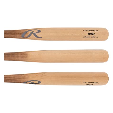 Rawlings Pro Preferred Mm13 Maple Wood Baseball Bat Rppmmm13