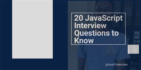 JavaScript Job Interview Questions To Know With Answers DEV Community