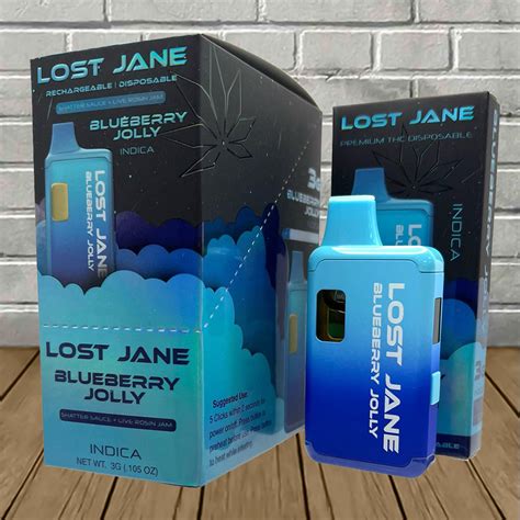 Lost Jane Shatter Sauce Live Rosin Jam Disposable 3g Tenvape