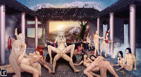 The Big Orgy In Heaven By Triplehex Hentai Foundry