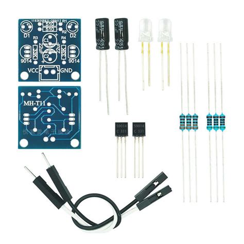 Loose Simple Flashing Circuit Production 5mm Led Bead Flashing Diy Kit Flashing Circuit Board