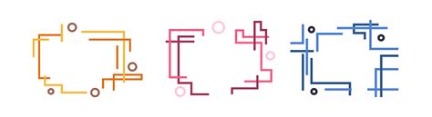 Modern Graphic Design Text Boxes Set Of Abstract Vector Art Frame