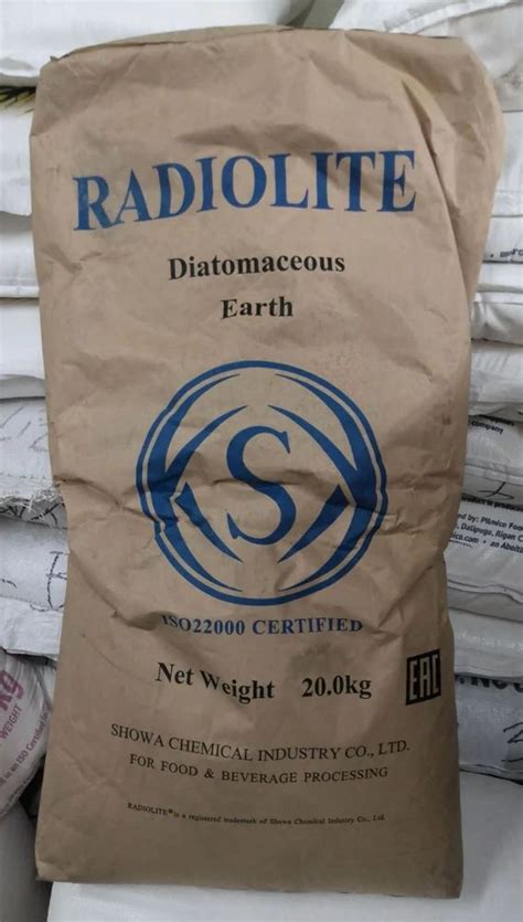 Diatomaceous Earth Radiolite 600 De Filter Aid Manufacturer From Ankleshwar