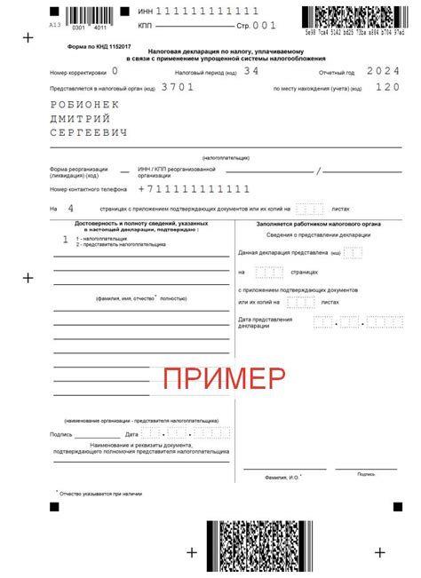 Как заполнить нулевую декларацию по УСН 6 за 2024 год для ИП без сотрудников Сайт для ИП