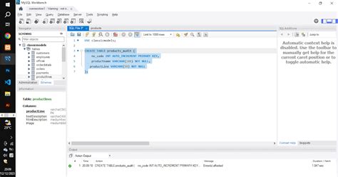Membuat Trigger Pada Mysql Workbench