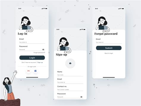 Github Madeeldevflutter Simple Login Signup Zap Login And Signup App Design Using Flutter