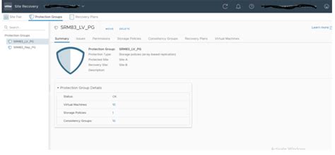 Sc Series Srm Migrating From Storage Policy To Datastore Protection Group For Stretched Storage