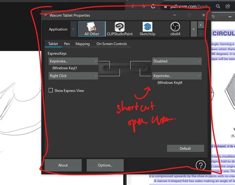 How Do I Set Shortcut To Open Wacom Tablet Properties Panel With One Click R Wacom