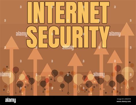 Text Caption Presenting Internet Security Concept Meaning Security That Deals Exactly With