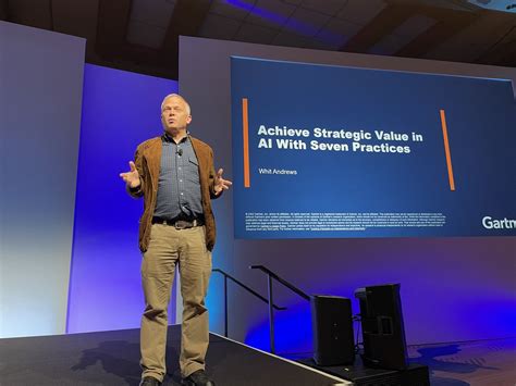 Gartner On Twitter Live From Gartnersym Achieve Strategic Value In Ai With Seven Practices