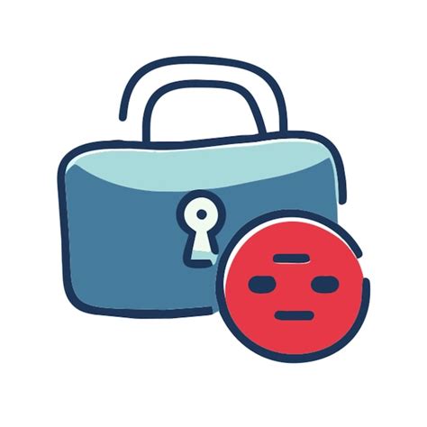 Password Icon Doodle Offset Fill Premium Ai Generated Vector
