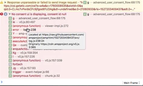 amp consent not working as expected in safari ios 10 · issue 15636