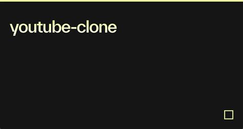 Youtube Clone Codesandbox