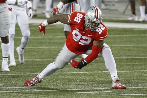 Ohio State Dt Haskell Garrett Earns First Team All American Honors From Pro Football Focus