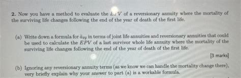 Solved 2 Now You Have A Method To Evaluate The Epv Of A