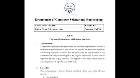 CSE LAB Loop Short Explanation YouTube