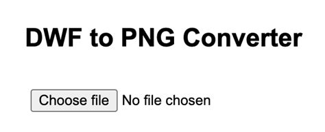 convert dwf to png in javascript easily