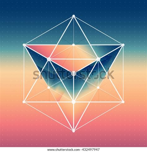 Abstract Isometric Prism Reflection Space Low Stock Vector Royalty Free 432497947 Shutterstock