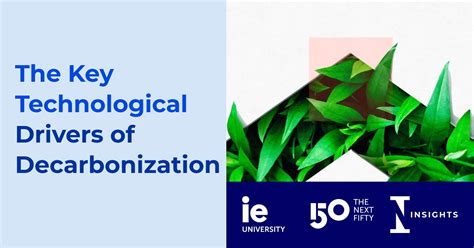 The Key Technological Drivers Of Decarbonization Ideas To Shape The