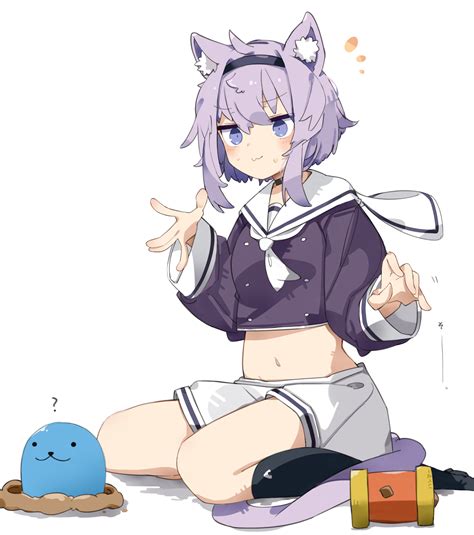 Nekomata Okayu And Whacka Hololive And 3 More Drawn By Tntlnemui