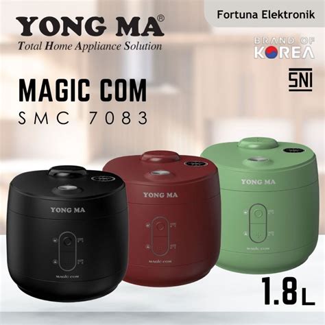 Jual Yong Ma Rice Cooker 1 8 Liter Smc 7083 Shopee Indonesia