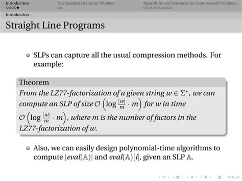 Algorithmics On Slp Compressed Strings Ppt