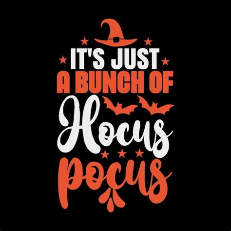 Premium Vector Hocus Pocus T Shirt Design Vector