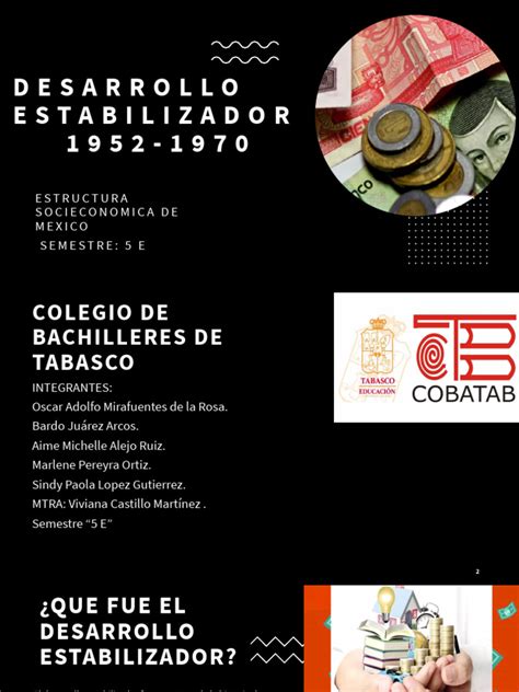 Desarrollo Estabilizador En México 1952 1970 Pdf Macroeconómica