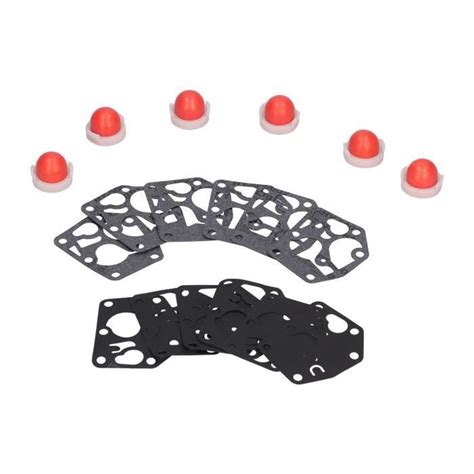 VBESTLIFE Kit de pièces moteur pour tondeuse à gazon avec membrane joint et bulbe d amorçage de