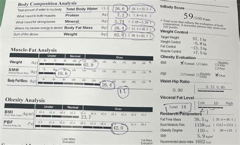 Progress Through Inbody Test Rintermittentfasting