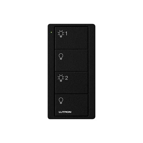 Lutron Pico Wireless Black Remote Control 4 Button Raiselower Control Lutron Pico Wireless Black Remote Control 4 Button Raiselower Control