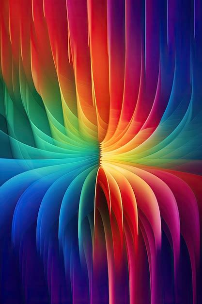 premium ai image abstract color gradients fibonacci grid illusion ai
