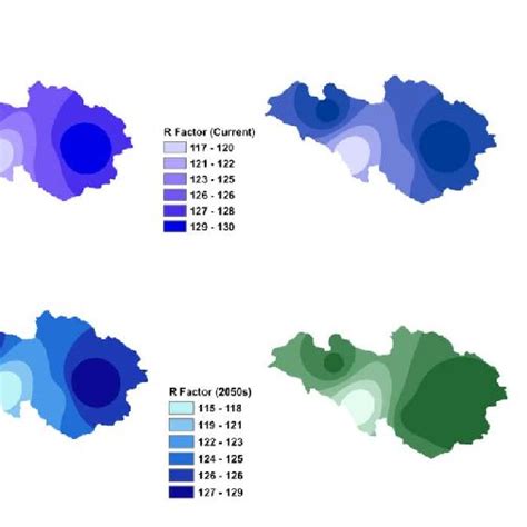 R Factor Mjcmha H Yr For Current 2020s 2050s 1 1 1
