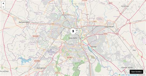 React Leaflet Cluster Examples Codesandbox