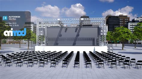 Concert Stage Design 3d