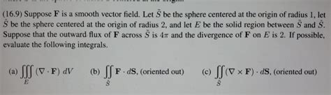 solved 16 9 suppose f is a smooth vector field let s be