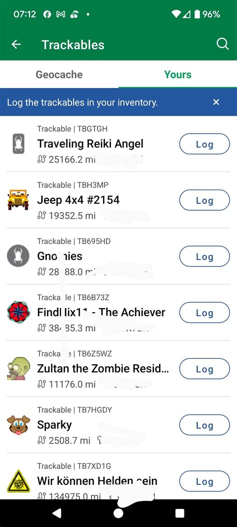 New Feature Request Provide Option To Drop Trackables When Logging