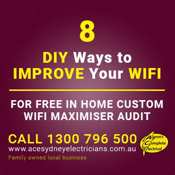 8 DIY Ways To Improve Your Wifi ACE Sydney Electricians