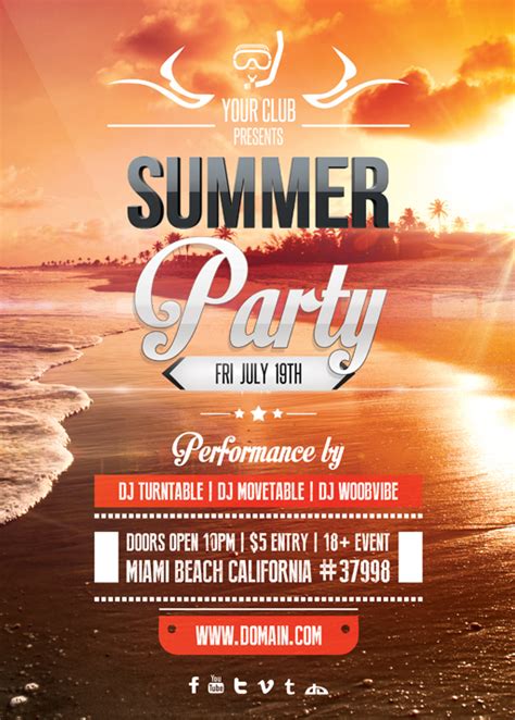 Week Of Events Flyer Template
