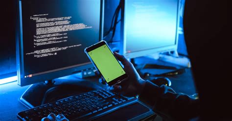 Premium Photo A Male Hacker Is Using A Computer To Hack Data To