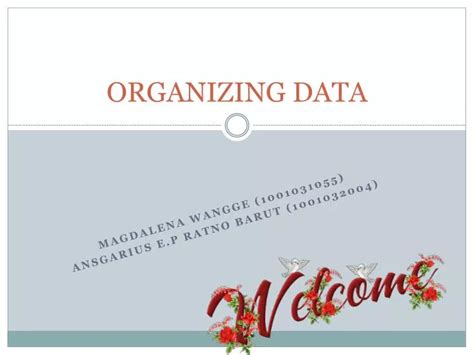 PPT ORGANIZING DATA PowerPoint Presentation Free Download ID 5271387