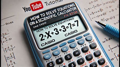 How To Solve Equations On A Scientific Calculator Equation Mode Made