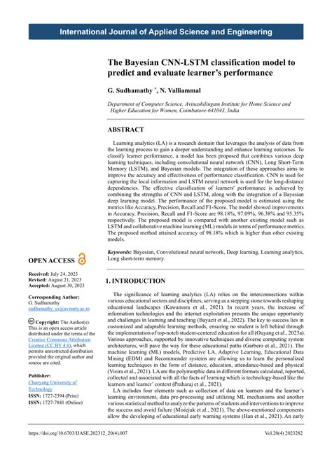 pdf the bayesian cnn lstm classification model to predict and