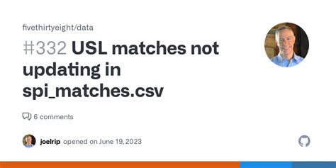 Usl Matches Not Updating In Spimatchescsv · Issue 332