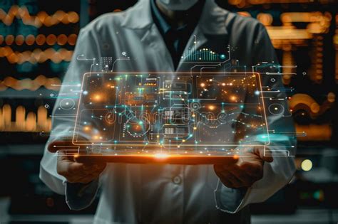 Scientist Is Using A High Tech Dashboard To Analyze Science And