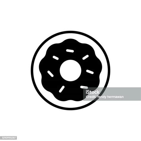 도넛 아이콘 벡터 디자인 템플릿 간단하고 현대적인 개념에 대한 스톡 벡터 아트 및 기타 이미지 개념 구멍 긴 Istock